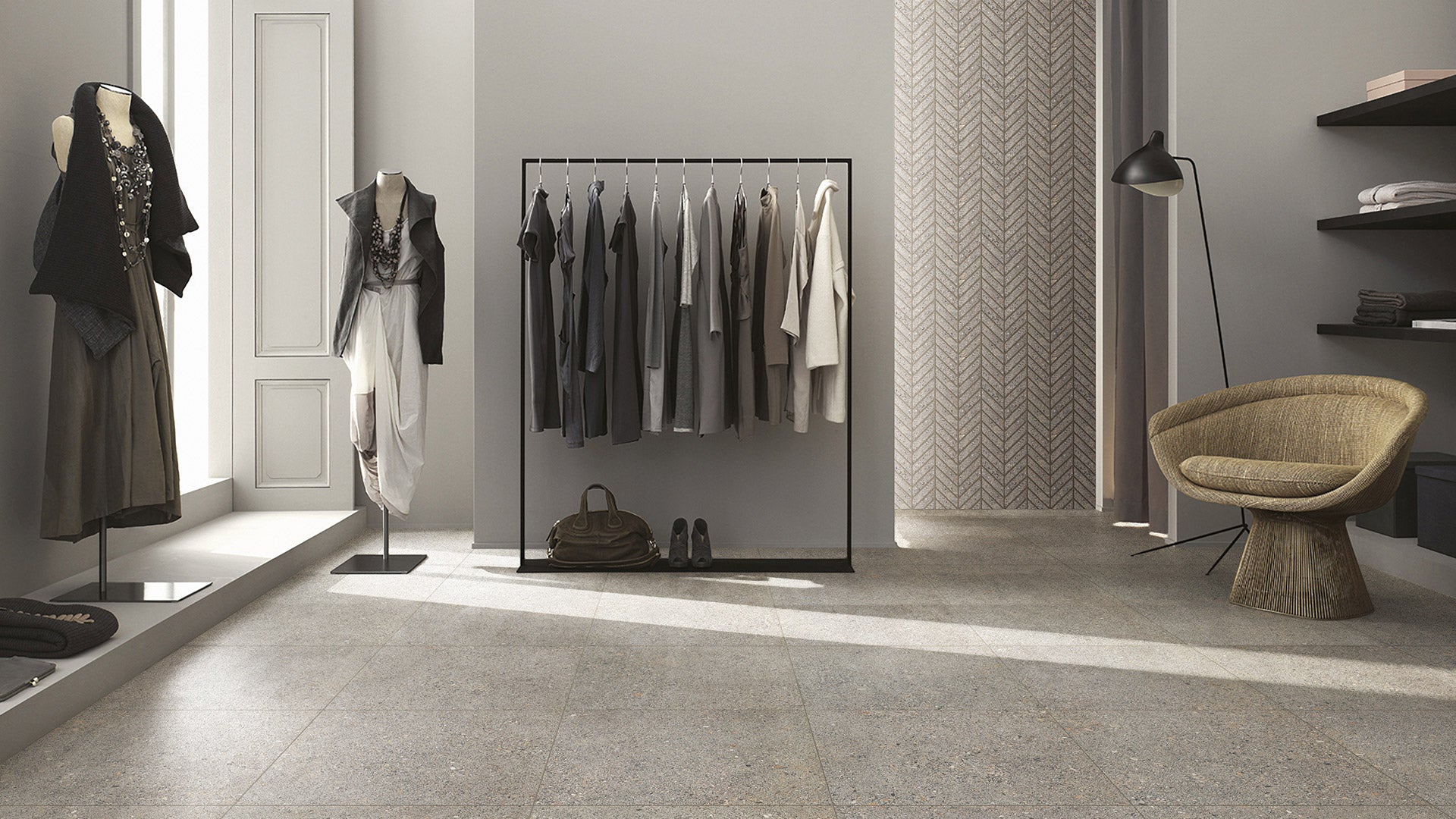AGGREGATE LIGHT GREY PORCELAIN – Graystone Tile & Design Studio