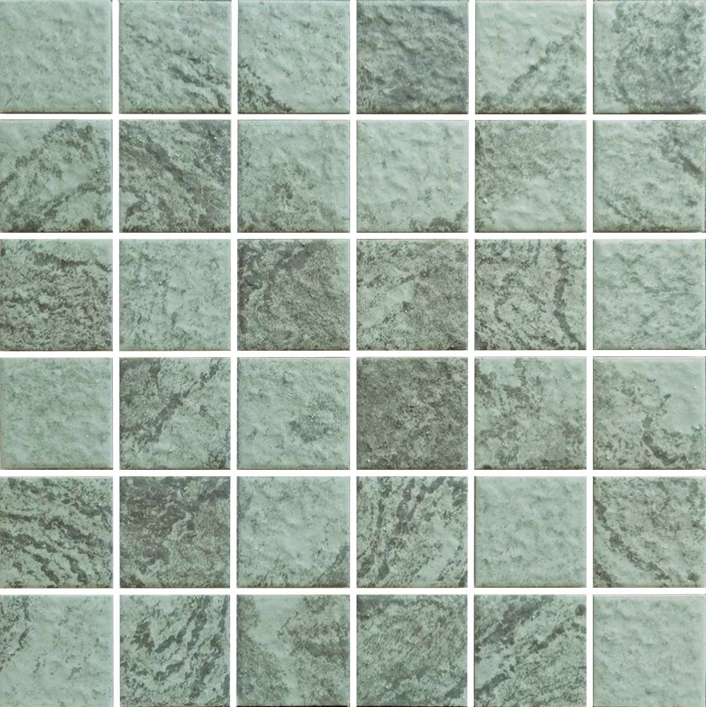 SUKABUMI GREEN SMALL PORCELAIN POOL MOSAIC – Graystone Tile & Design Studio