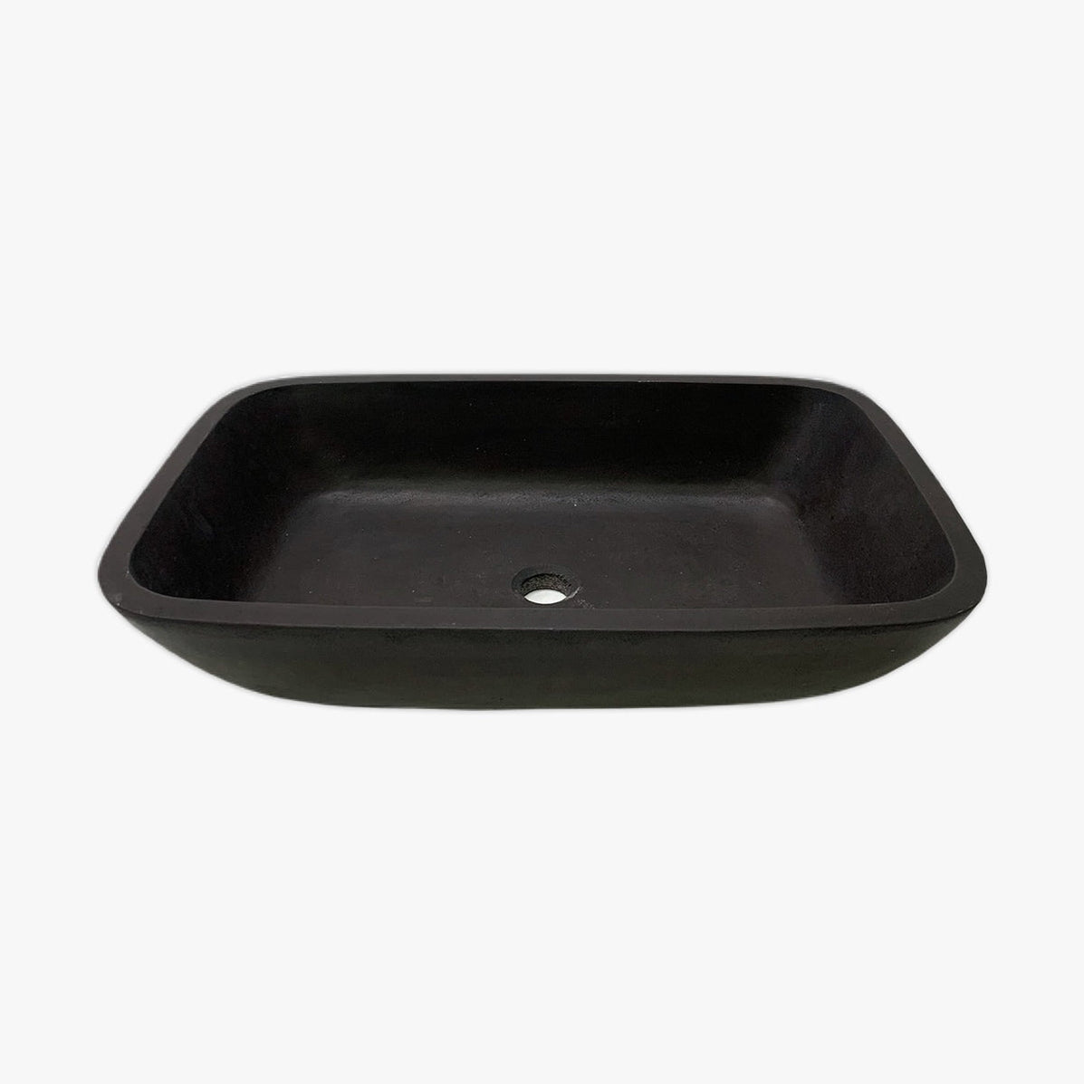 Black Honed Sydney Ii Basalt Vessel Sink — Graystone Tiles & Design Studio