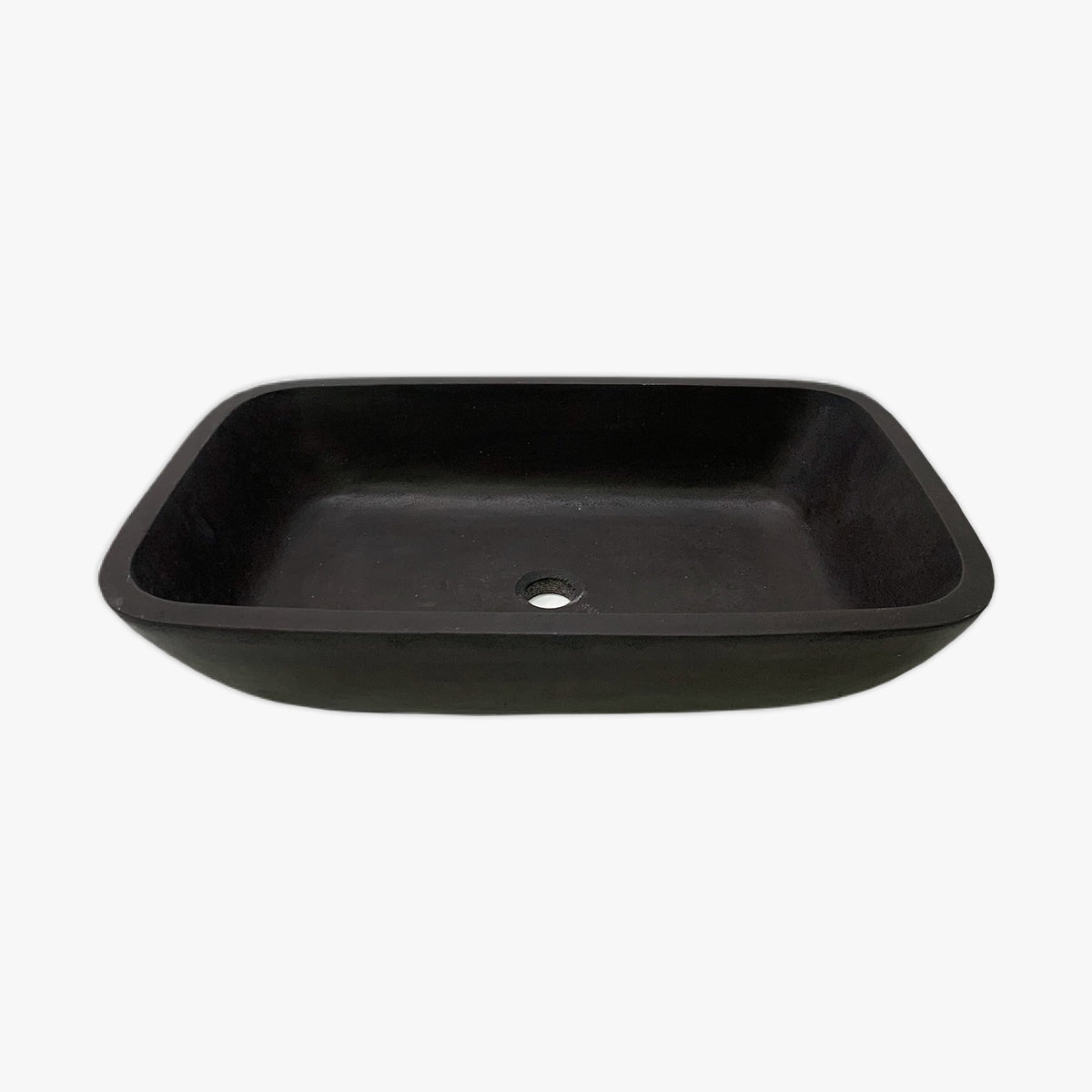Black Honed Sydney Ii Basalt Vessel Sink — Graystone Tiles & Design Studio