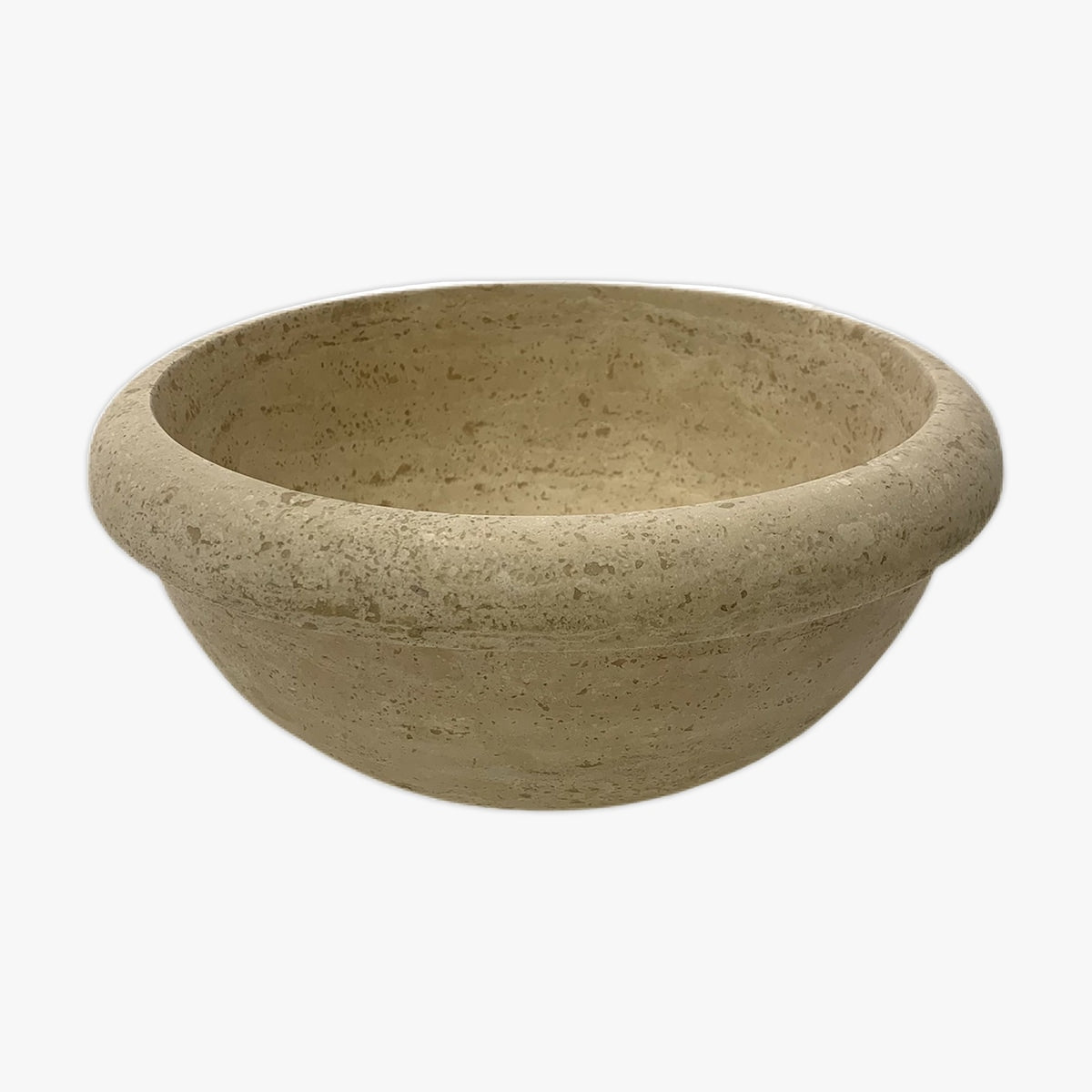 Classic Honed Izmir Travertine Vessel Sink — Graystone Tiles & Design ...