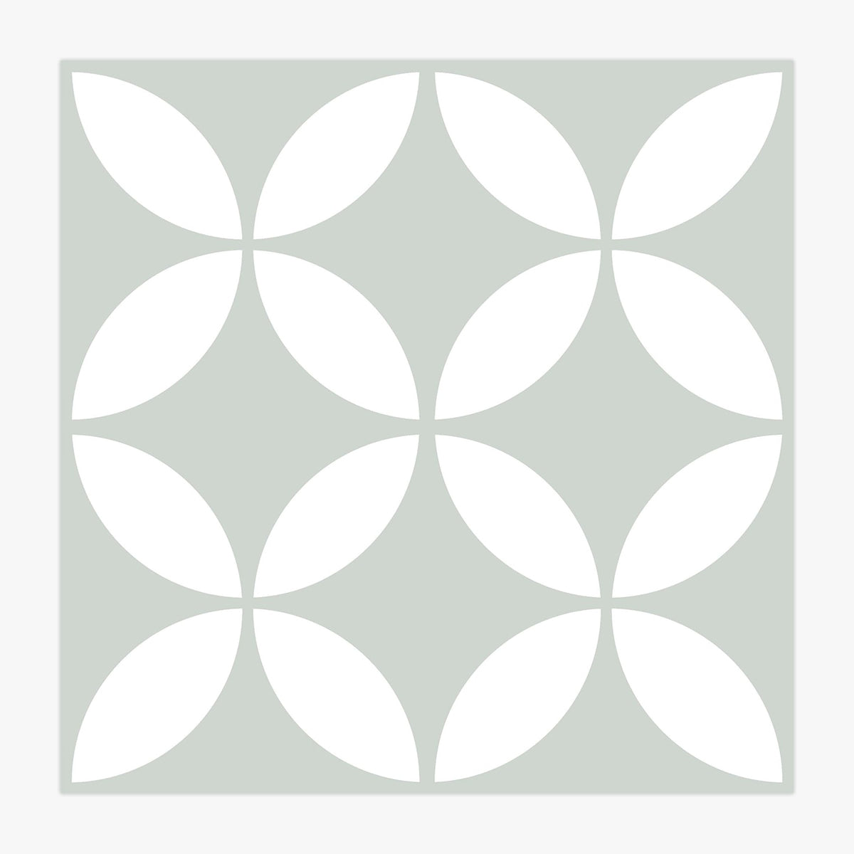 Pale Green Glazed Star Porcelain Tile — Graystone Tiles & Design Studio