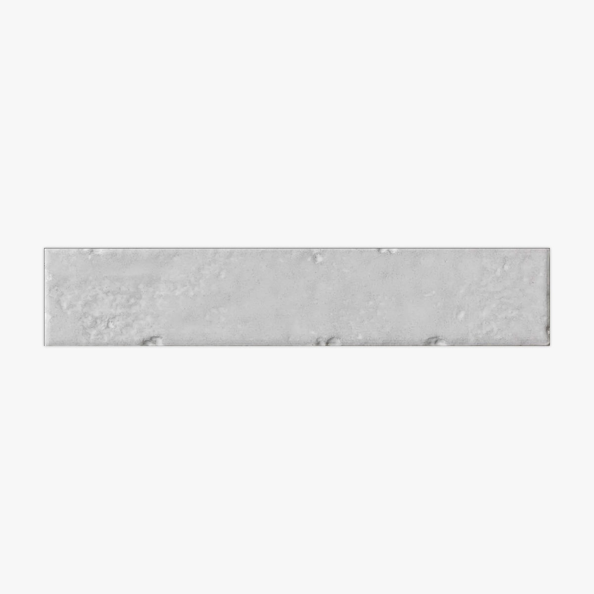 Half White Glazed Brick Porcelain Tile — Graystone Tiles & Design Studio