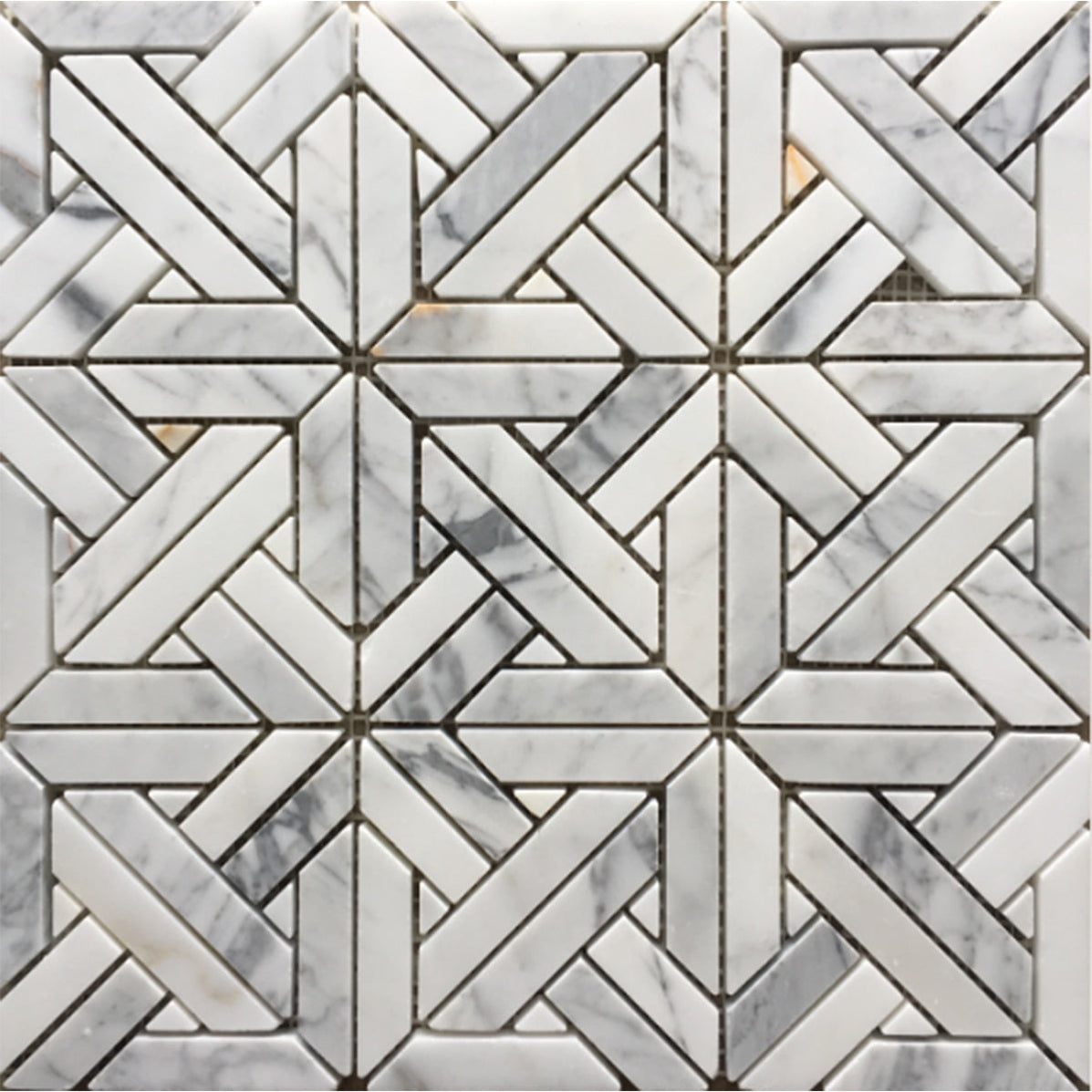 Italian Grey Honed Mini Versailles Marble Mosaic — Graystone Tiles ...