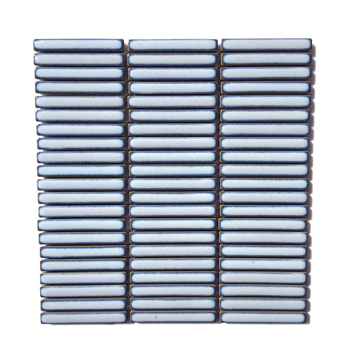 Vintage Sky Blue Gloss Kitkat Porcelain Mosaic — Graystone Tiles ...