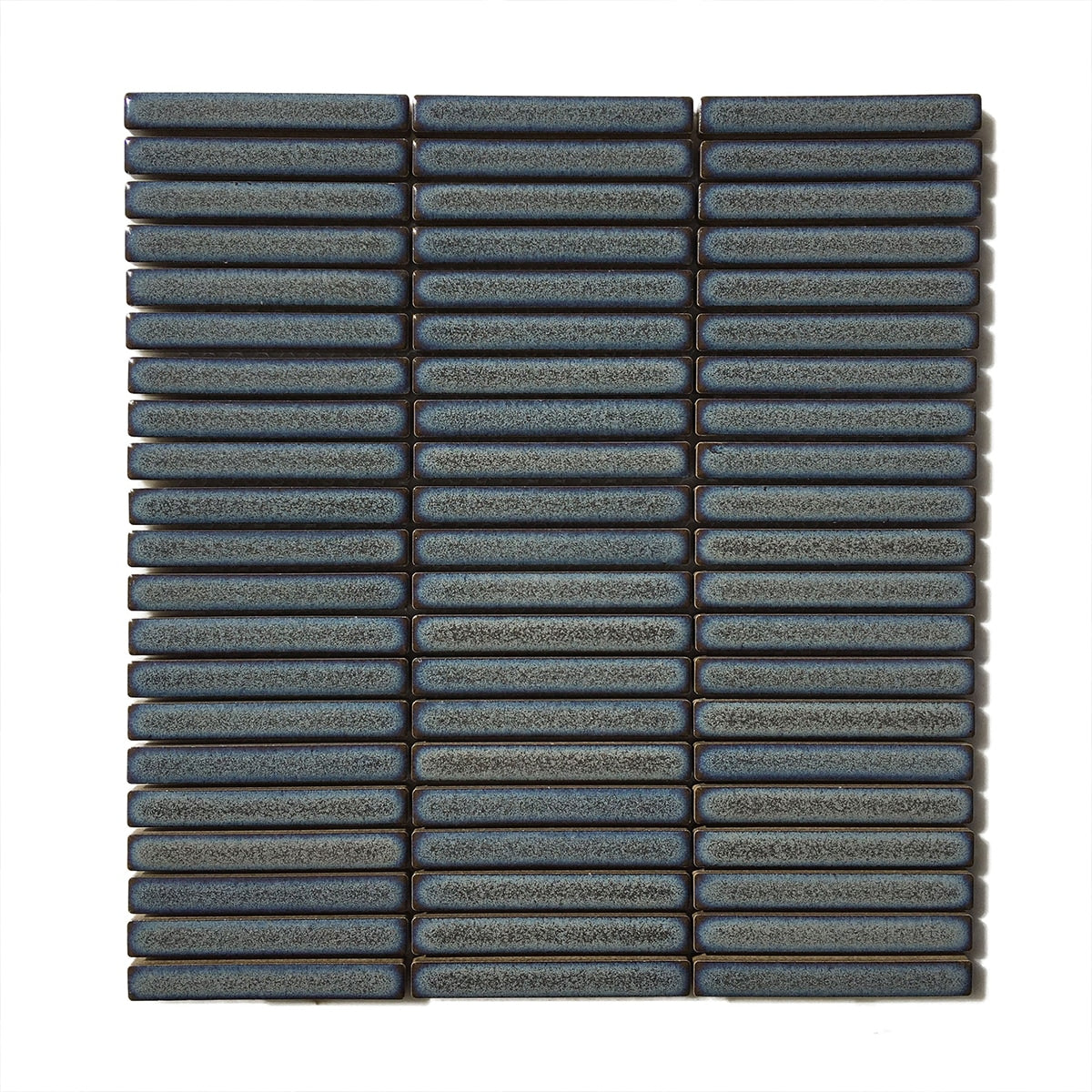 Vintage Dark Grey Gloss Kitkat Porcelain Mosaic — Graystone Tiles ...