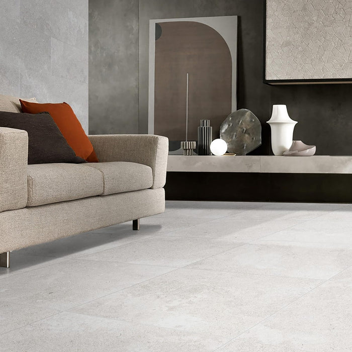 Provence Bianco Lappato 600x600 Porcelain Tile — Graystone Tiles ...