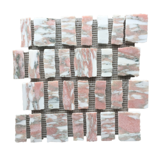 FIORANO NORWEGIAN ROSE HONED MOSAIC – Graystone Tile & Design Studio