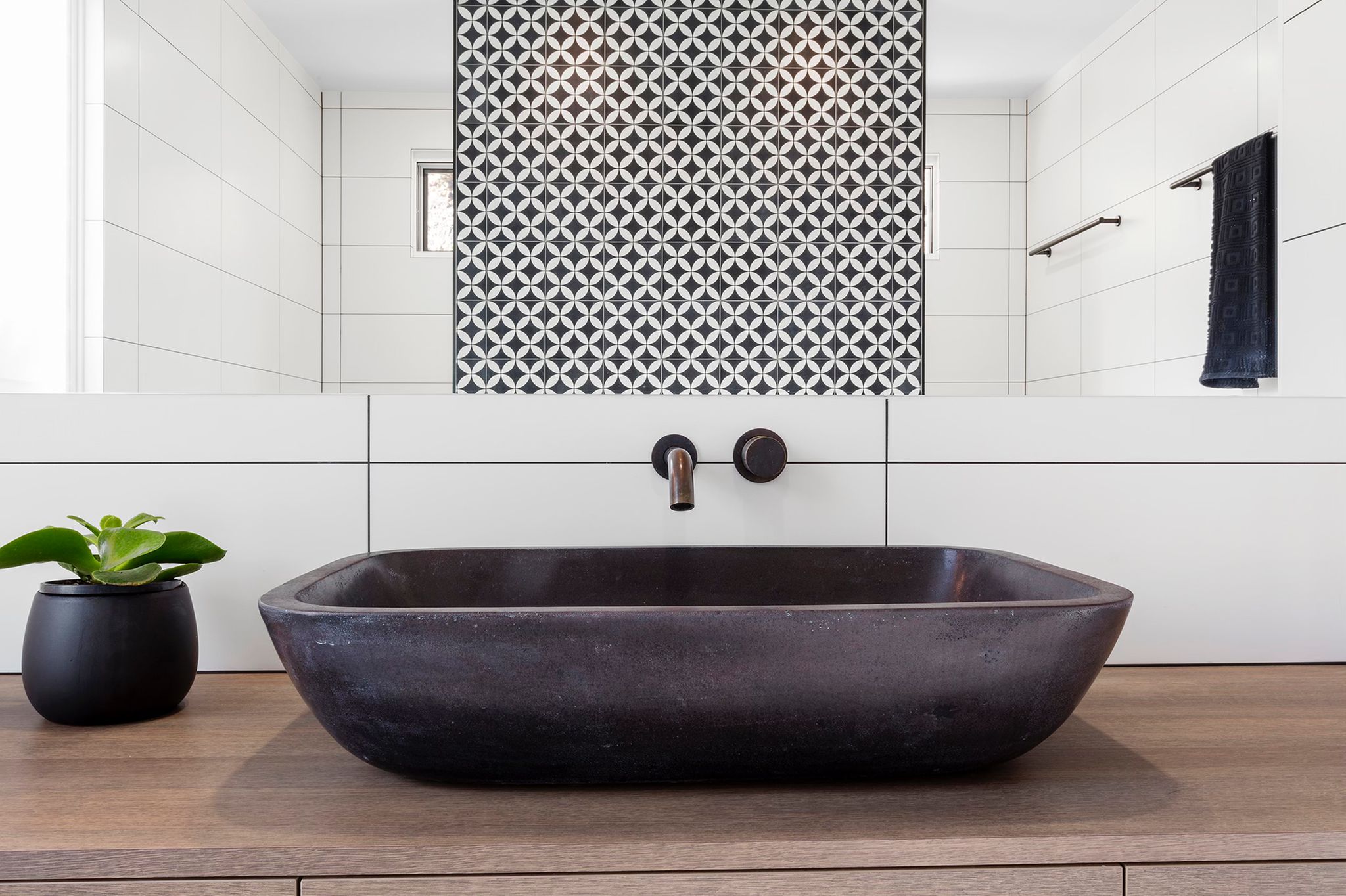 SYDNEY II BASIN BLACK BASALT STONE – Graystone Tile & Design Studio